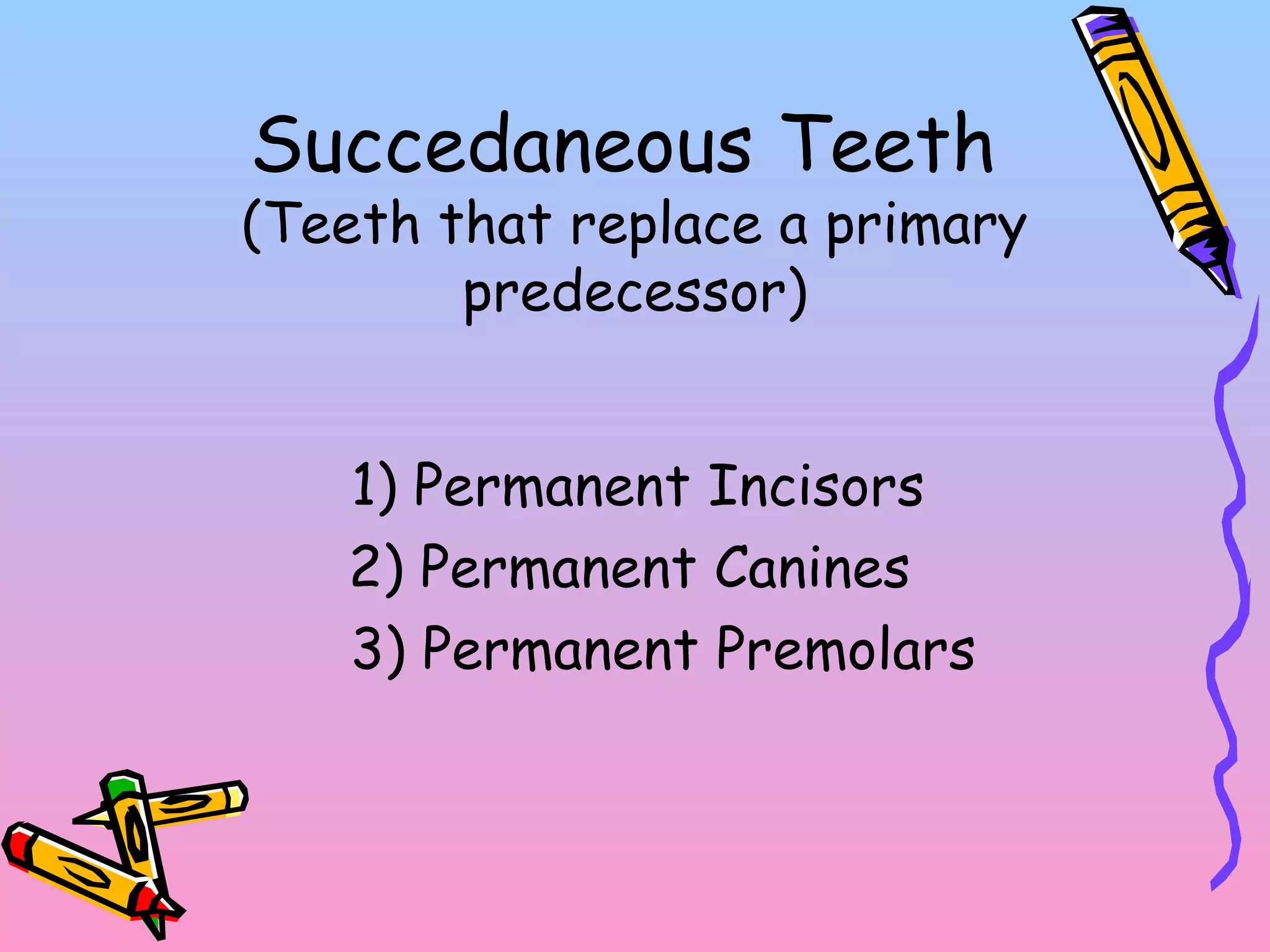 Primary Dentition and Eruption | PPT
