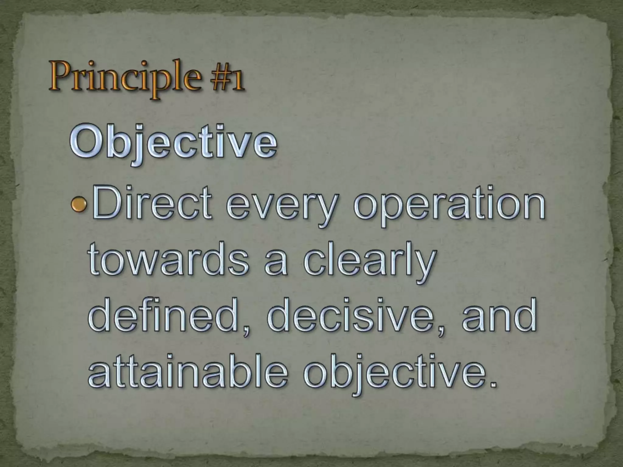 9 Principles Of War | PPTX