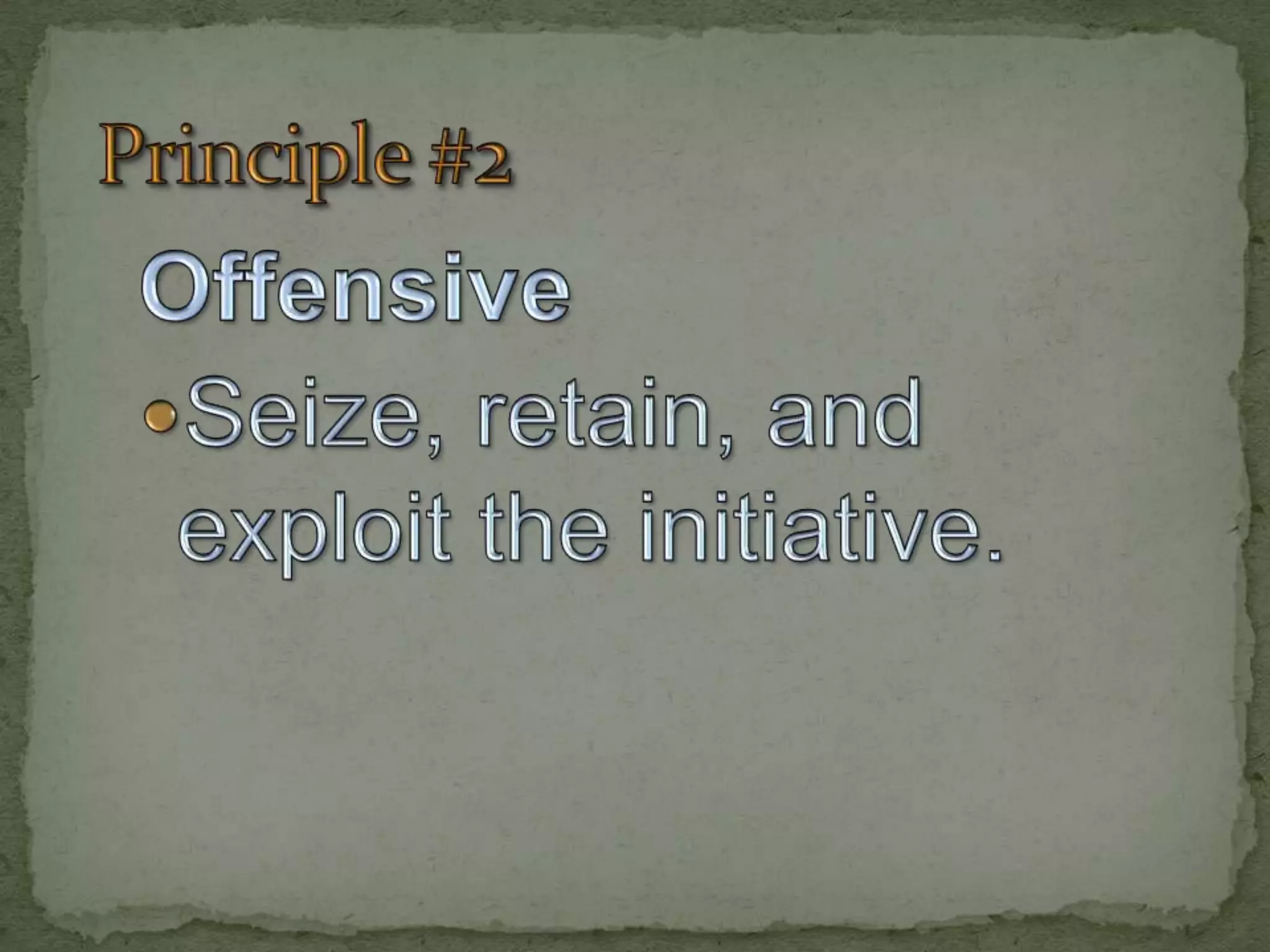 9 Principles Of War | PPTX