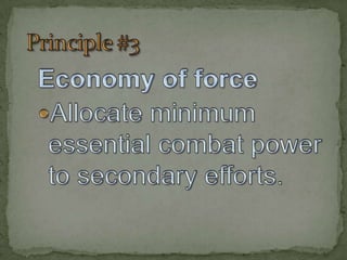 9 Principles Of War | PPTX