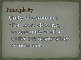 9 Principles Of War | PPTX