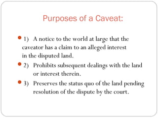 private caveats | PPT