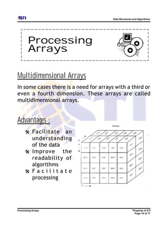9 processing arrays | PDF