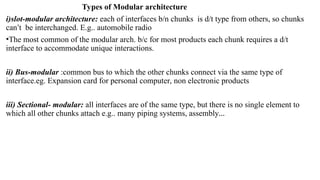 9 PRODUCT ARCHITECTURE - production and operation managment | PPT