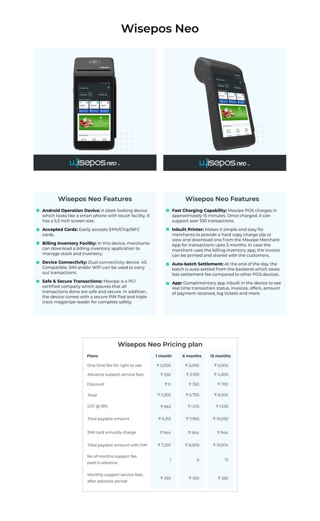 Product Wise NPC with Specification | PDF