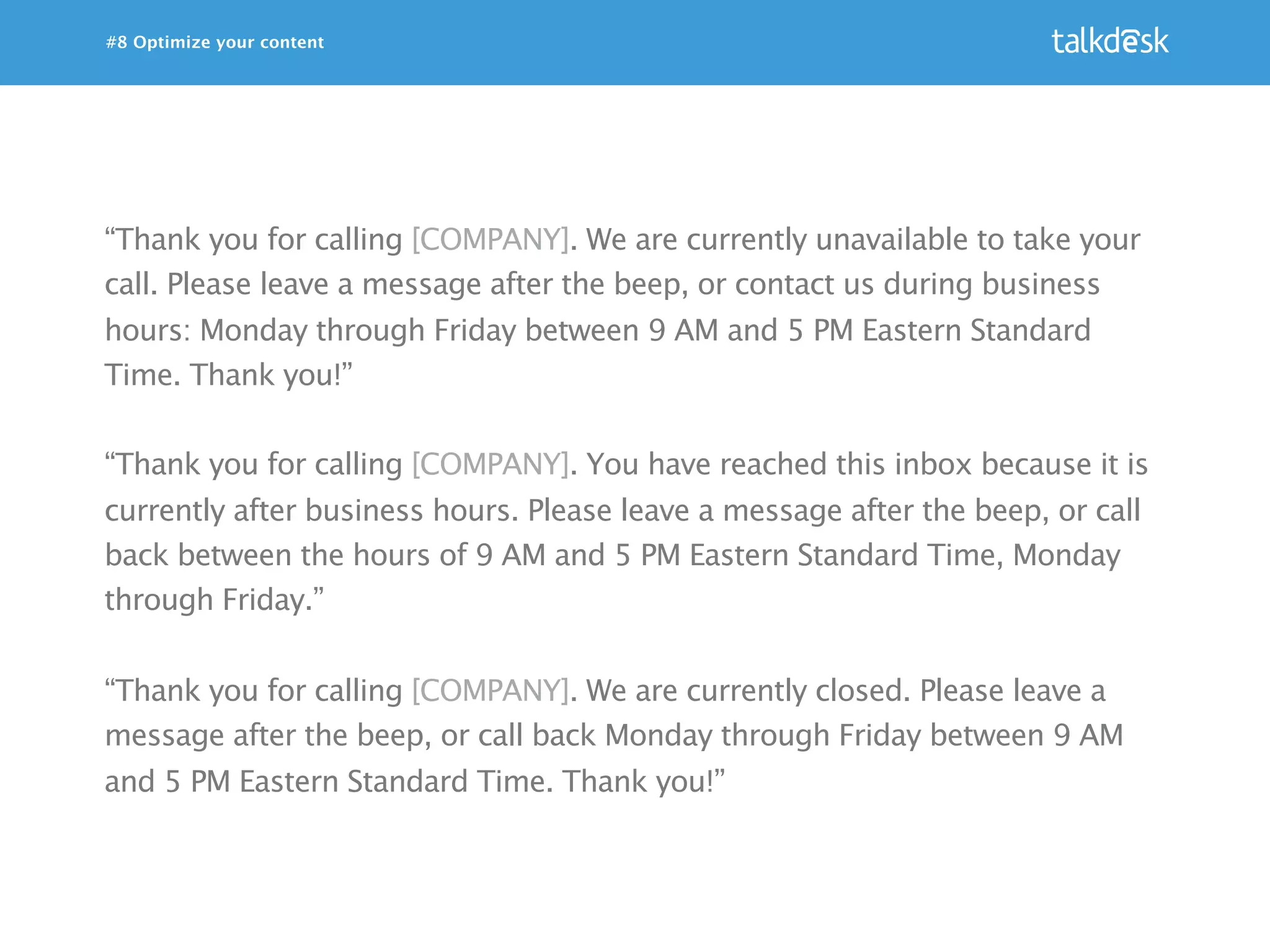 9 Professional Phone Greetings for Your Business | PDF