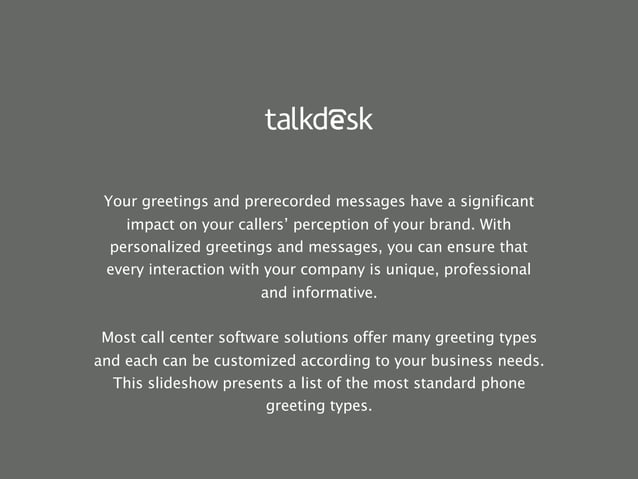 9 Professional Phone Greetings for Your Business | PDF