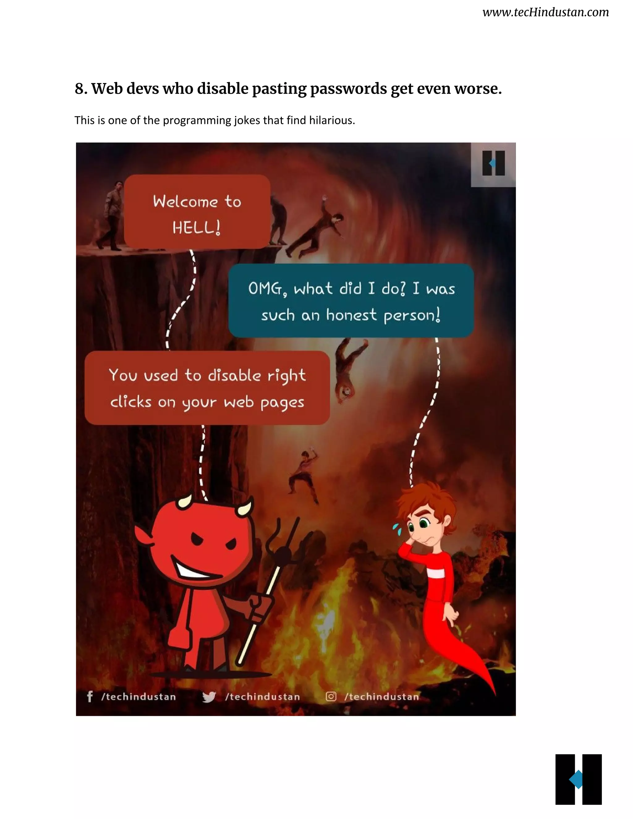 9 Programming Jokes and A Bonus Tip - tecHindustan | PDF