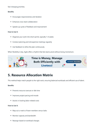 Project Planning Techniques That Improve Delivery | PDF