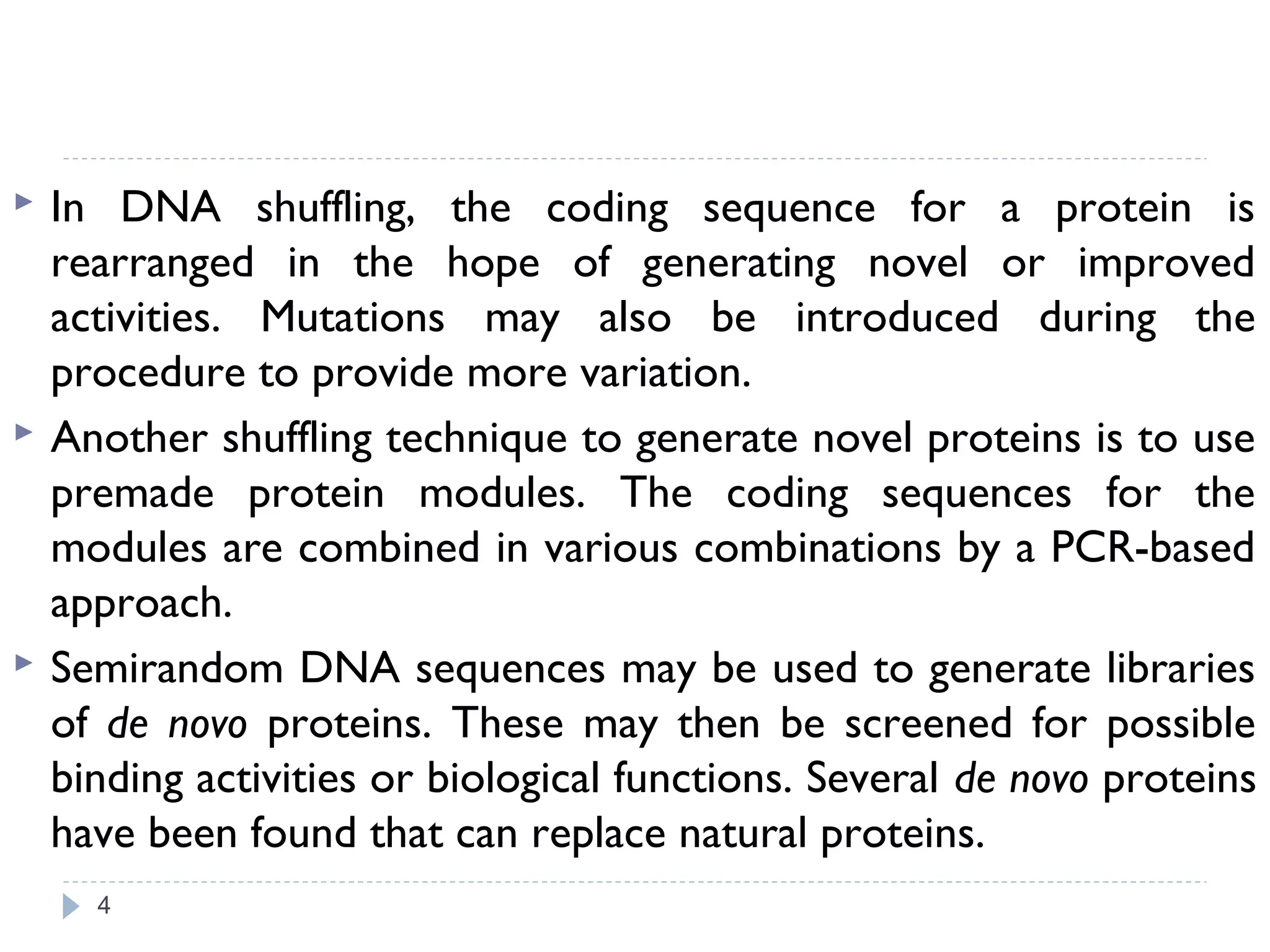 protein engineering and site directed mutagenesis | PPT