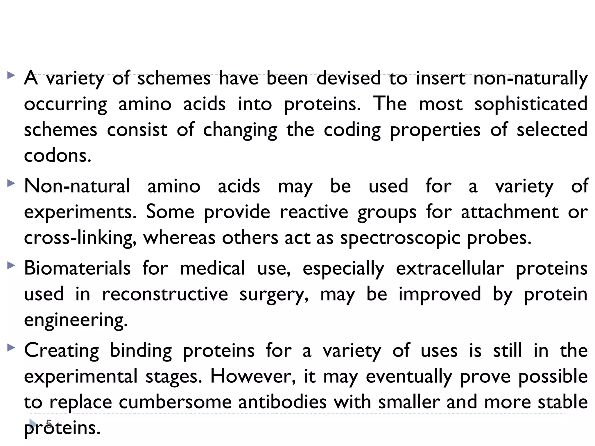 protein engineering and site directed mutagenesis | PPT