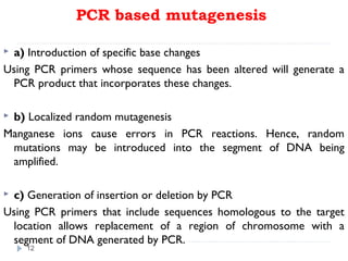 protein engineering and site directed mutagenesis | PPT
