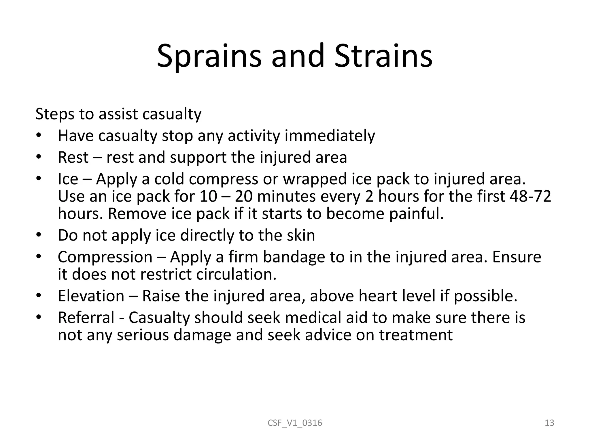 9 provide frist aid fractures and soft tissue injuries | PPTX