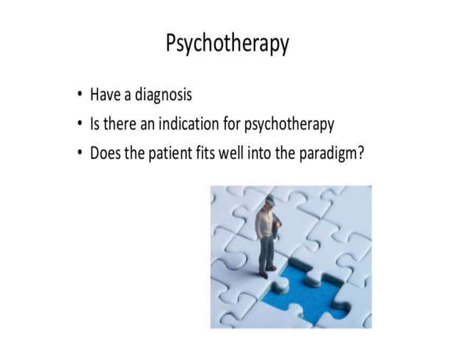 Psychotherapy | PPTX