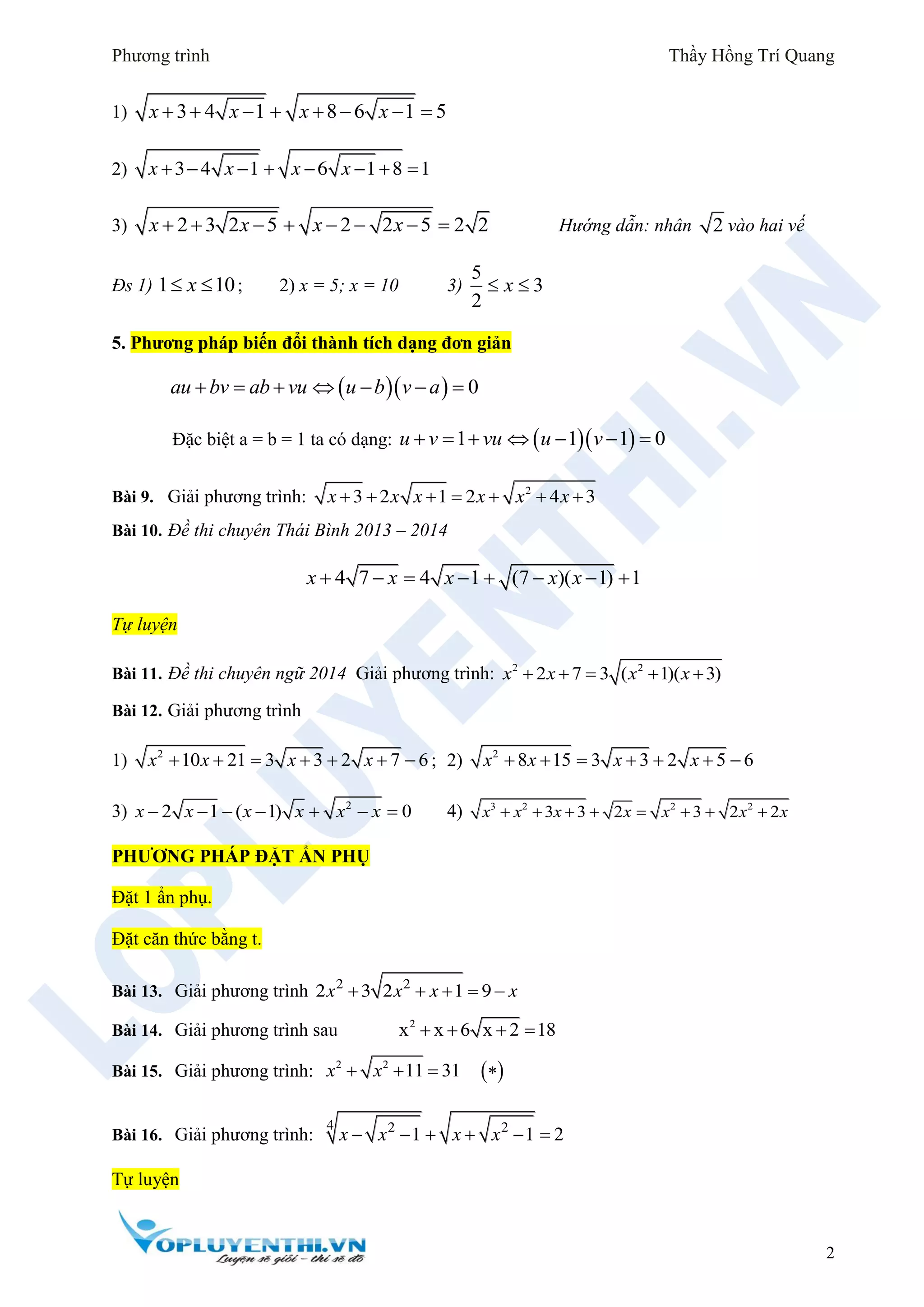 9 pt vo ti (co ban) htq | PDF