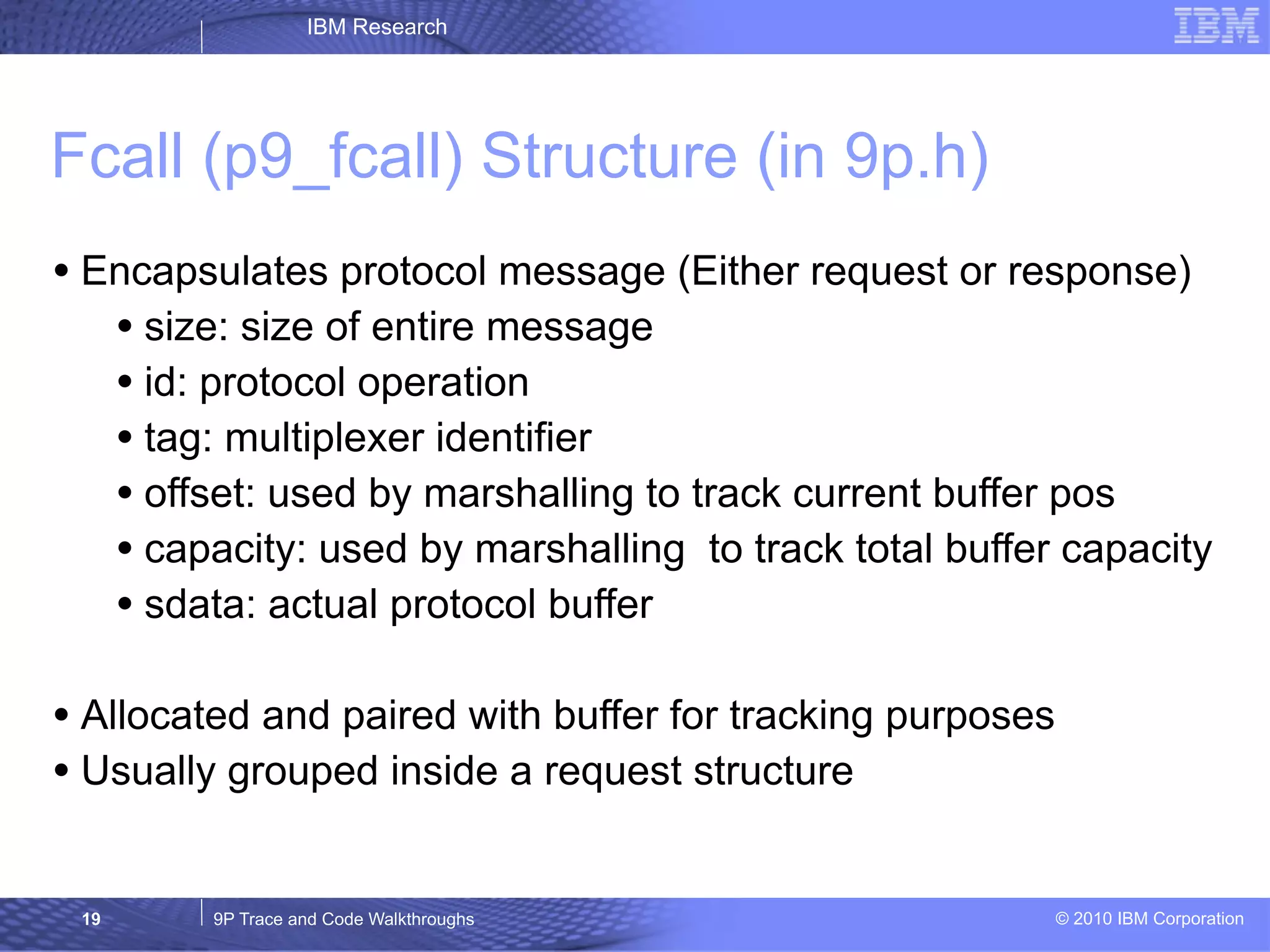 9P Code Walkthrough | PDF | Operating Systems | Computer Software and Applications