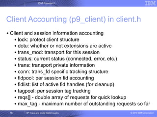 9P Code Walkthrough | PDF | Operating Systems | Computer Software and ...