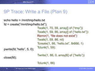 9P Code Walkthrough | PPT