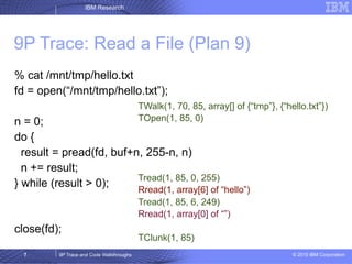 9P Code Walkthrough | PPT