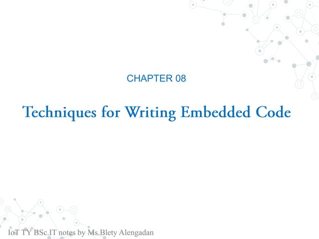 Techiques for Writing Embedded Code_Internet of Things | PDF | Internet | Computing