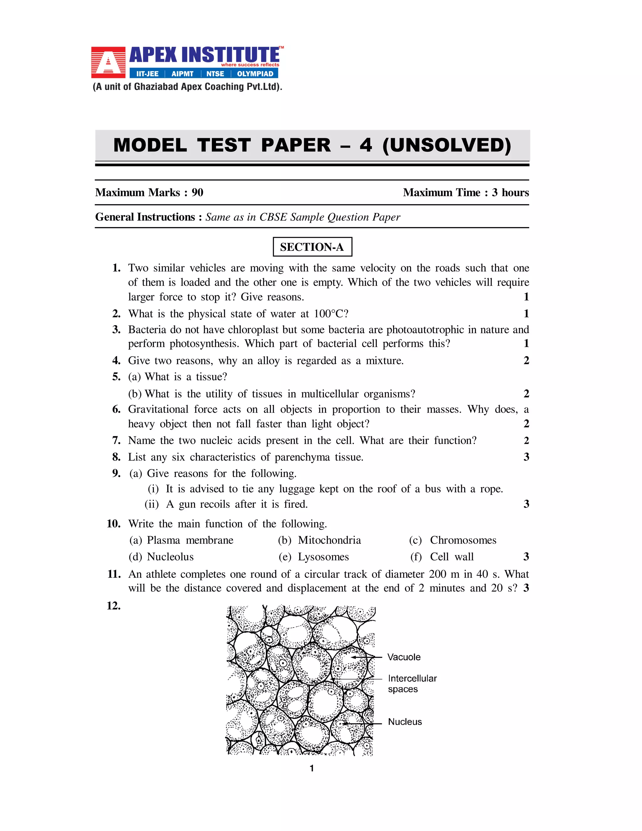 Summative Assessment Paper-7 | PDF