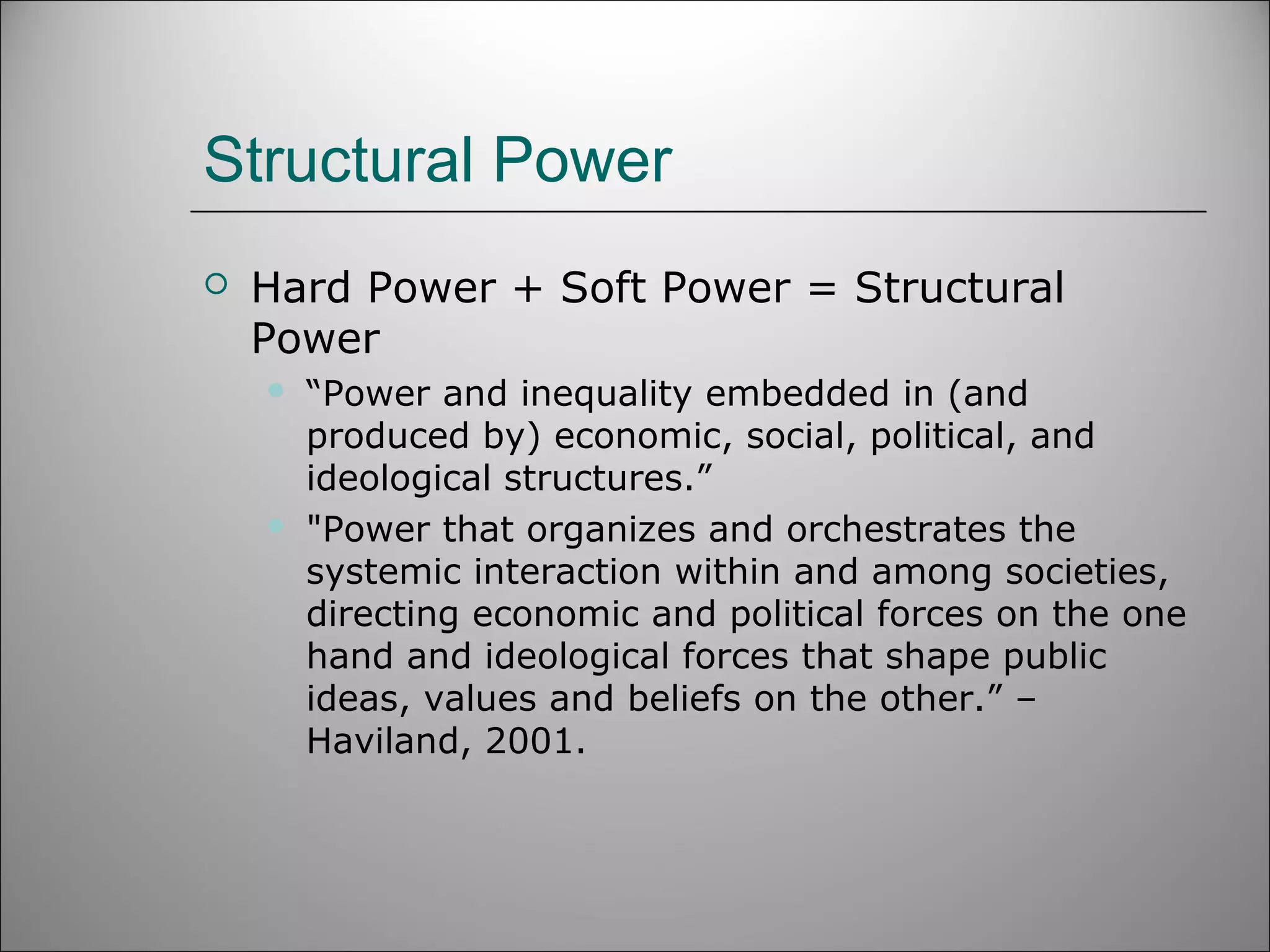 hard v soft power | PPT