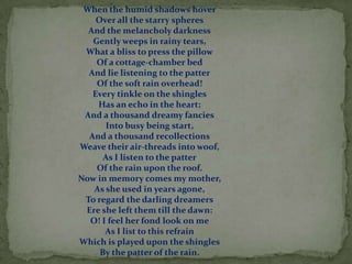 9 rain on the roof | PPTX