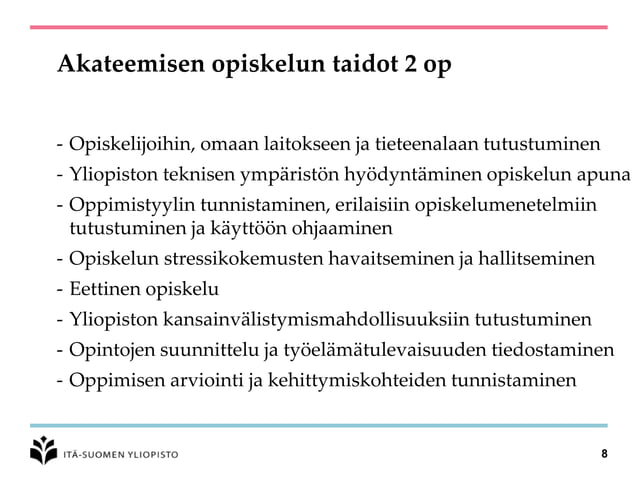 9 rasanen opiskelutaidot | PPTX
