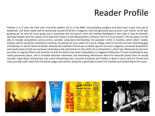 9 reader profile | PPTX | Music | Entertainment