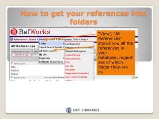 9 ref works get references into folders | PPTX | Operating Systems ...