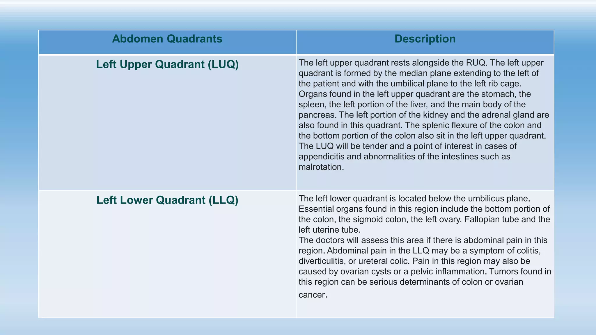 9 region of Abdomen | PPTX