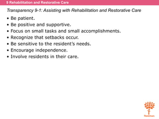 Rehabilitation and restorative care | PPT
