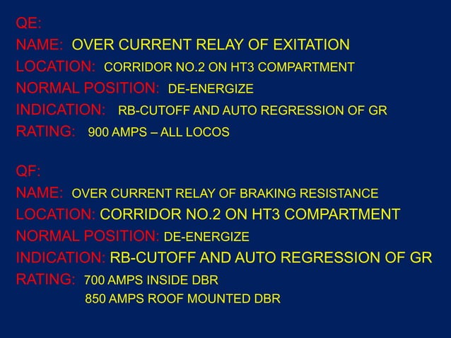 A Detailed presentation on RELAYS in Conventional Locomotives. | PPTX ...
