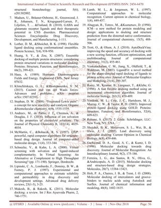 Review on Computational Bioinformatics and Molecular Modelling Novel ...