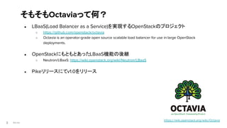 OpenStack Octavia入門 | PPT