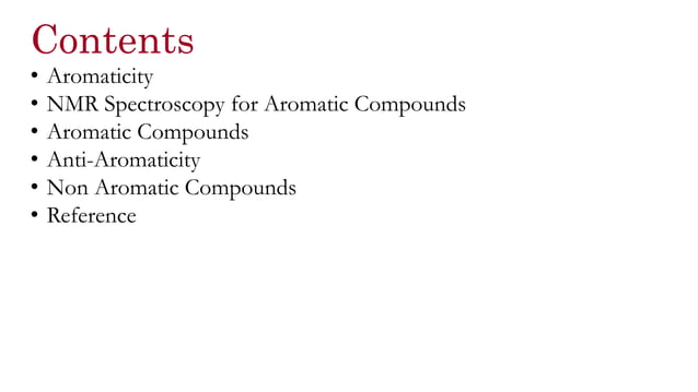 Aromaticity and Anti-Aromaticity | PPTX | Chemistry | Science