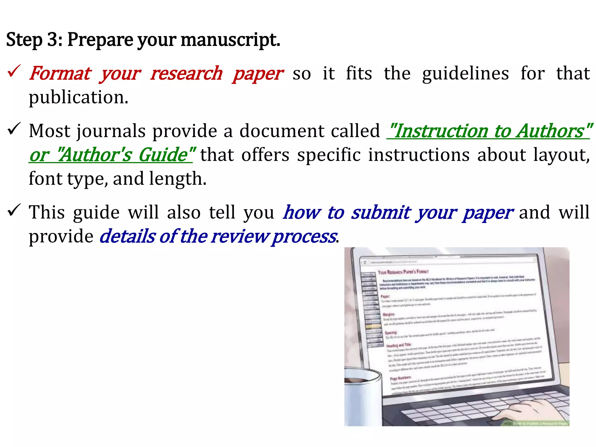 9 rm publish a research paper | PPT