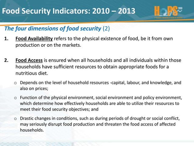 Ppt session 9 4-2 food security indicators | PPTX | Food Movements ...