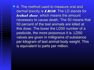 Safe pesticides a Lecture by Allah Dad Khan | PPT