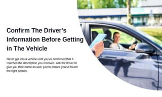 9 Safety Tips For Riding With Lyft And Uber | PDF