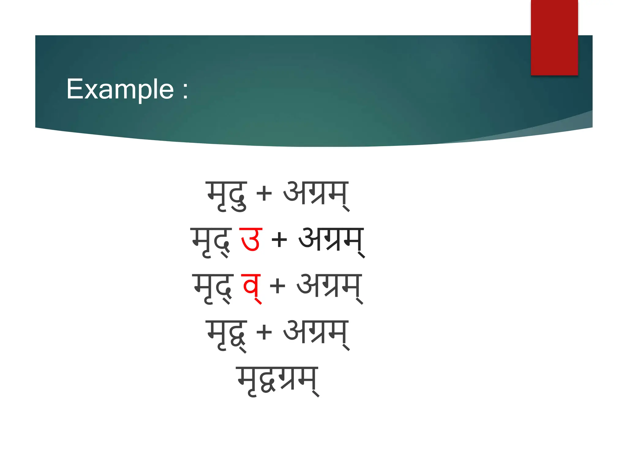 SANSKRIT SANDHI PRAKARANAM (SWARA SANDHI) | PPTX