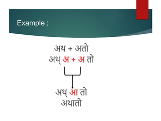SANSKRIT SANDHI PRAKARANAM (SWARA SANDHI) | PPTX