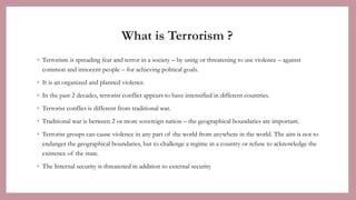 Political science Chapter 6 : International problems | PPTX