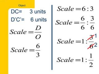 NOTE MATH FORM 3 - 9 scale drawing | PPS