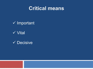 Chapter 9 Critical System Specification | PPT