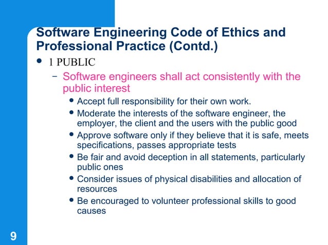 Software Engineering Code Of Ethics And Professional Practice | PPT | Operating Systems ...