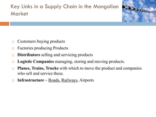 09.09.2010 Mongolian supply chain, Mr. Laurenz Melchers | PDF