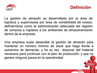 9° Sesion Gestion de Almacen.ppt