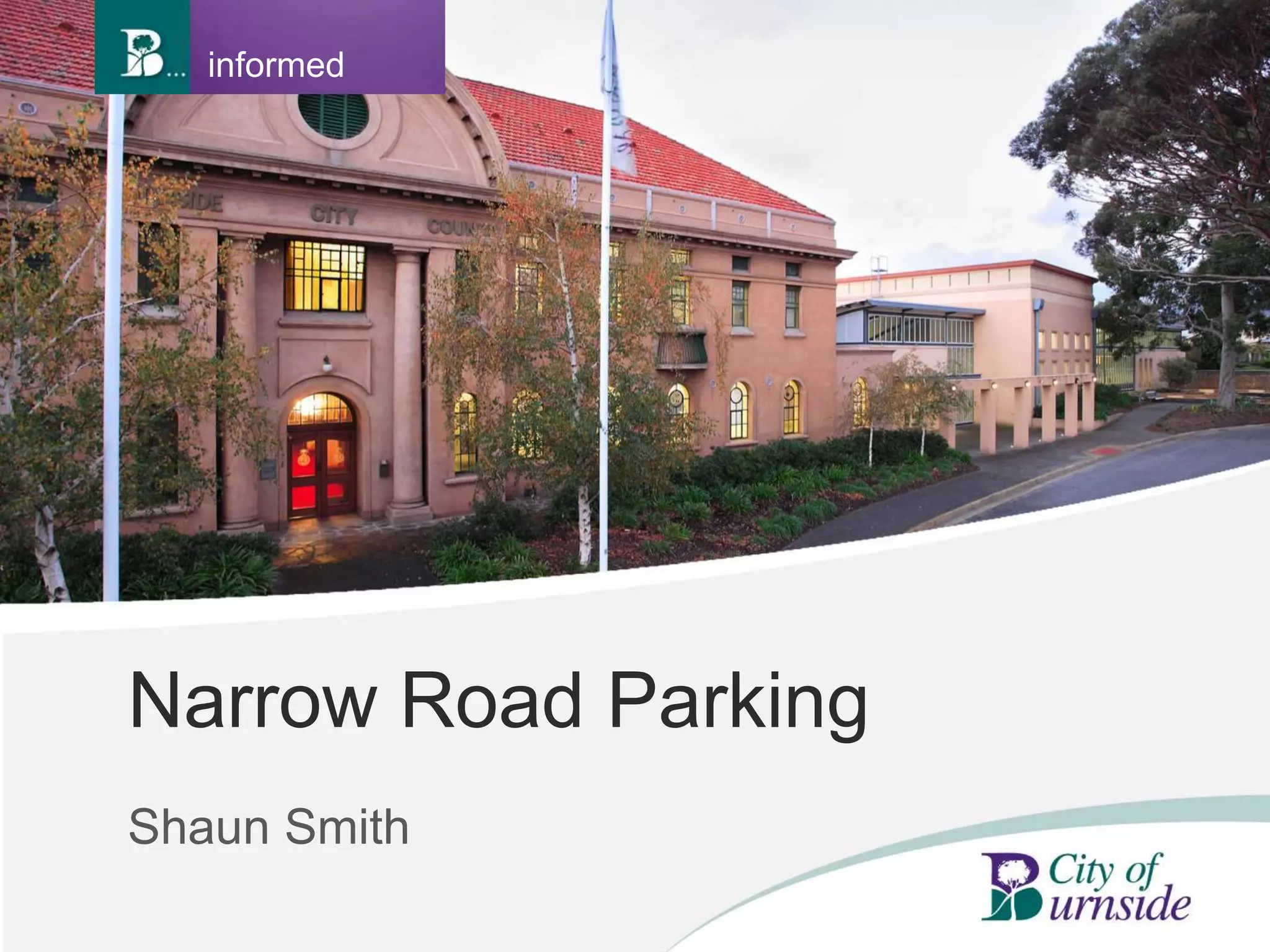 Shaun Smith - Narrow road parking | PPT