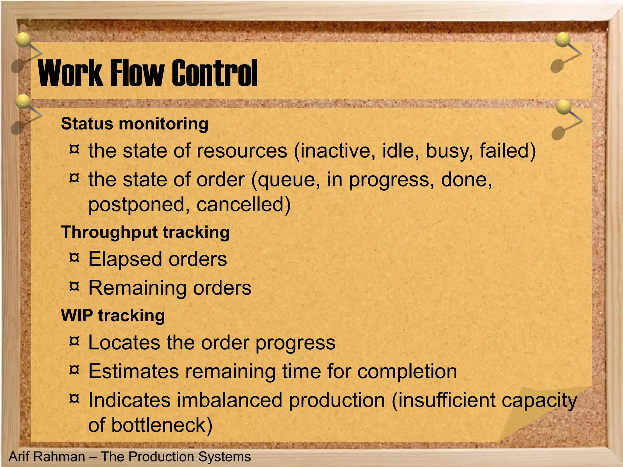 09 shop floor control | PPT